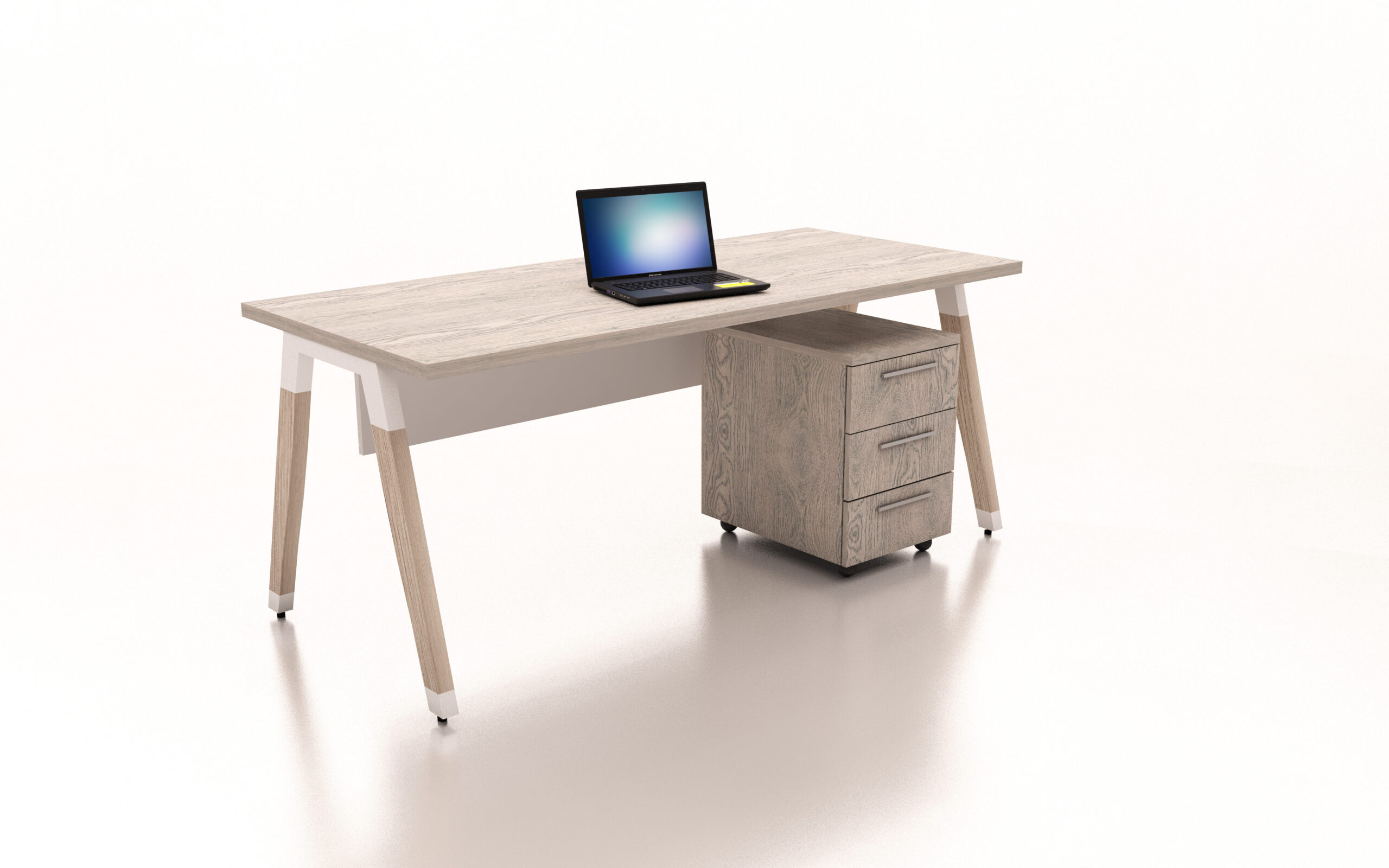 1600X1600 TWO WAY FACE 2 FACE DESK STRUCTURE – Bernaro